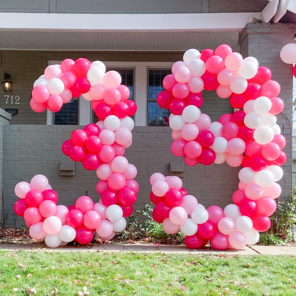 Balloon Lawn Numbers | The Everyday Balloon Co